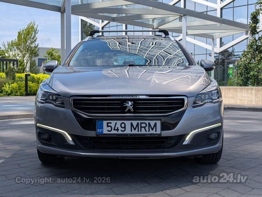 Grey Peugeot 508 2017 in Tallinn, with an engine capacity of 1.60 L and mileage of 85 thousand km for 13900 €, photo 3 on AUTOMOTO.COM.LV