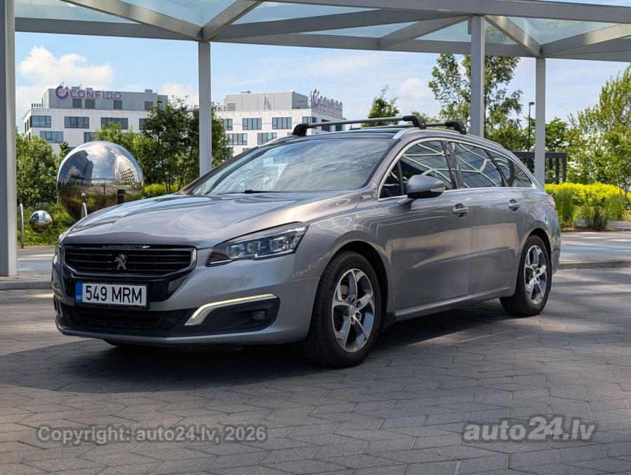 Grey Peugeot 508 2017 in Tallinn, with an engine capacity of 1.60 L and mileage of 85 thousand km for 13900 €, photo 4 on AUTOMOTO.COM.LV