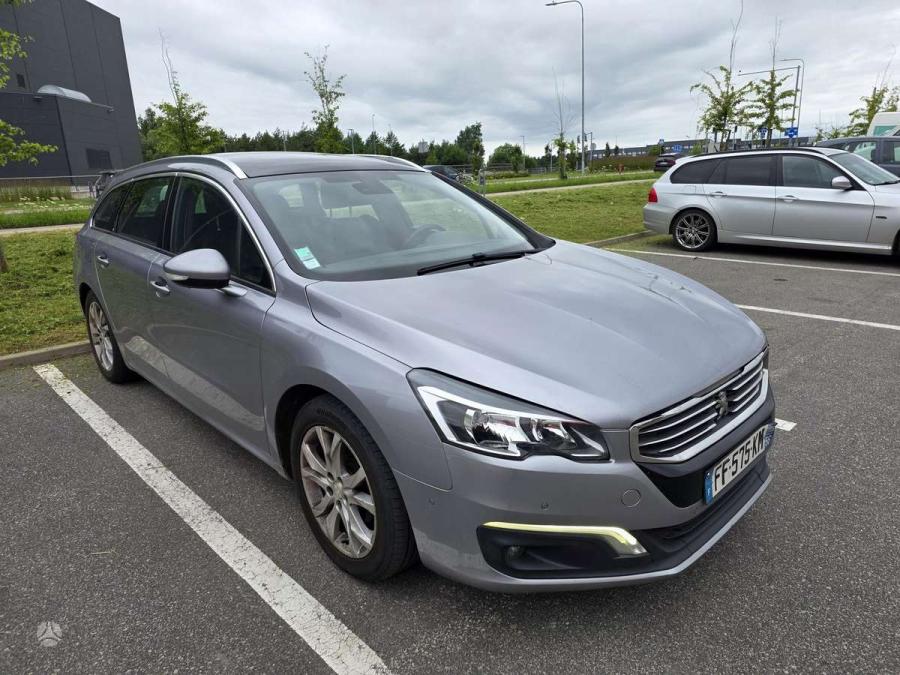 Pelēks Peugeot 508 2018 Viļņa, ar dzinēja tilpumu 1.56 L un nobraukumu 250 tūkst. km par 6300 €, foto 7 vietnē AUTOMOTO.COM.LV