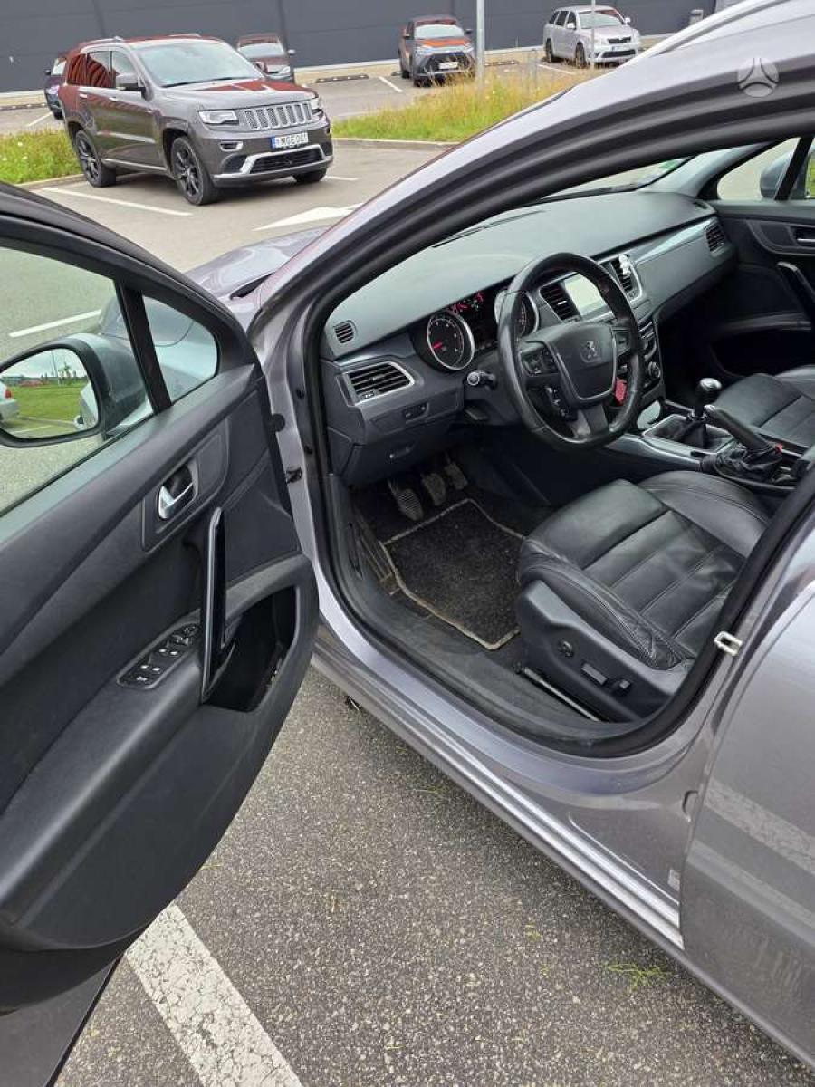 Pelēks Peugeot 508 2018 Viļņa, ar dzinēja tilpumu 1.56 L un nobraukumu 250 tūkst. km par 6300 €, foto 8 vietnē AUTOMOTO.COM.LV