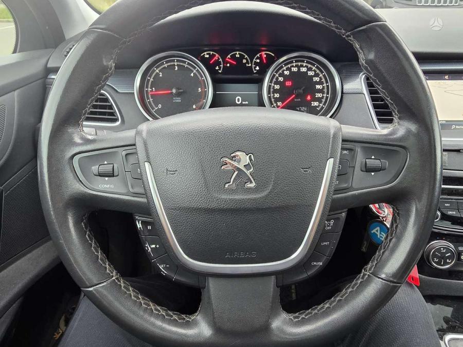 Pelēks Peugeot 508 2018 Viļņa, ar dzinēja tilpumu 1.56 L un nobraukumu 250 tūkst. km par 6300 €, foto 20 vietnē AUTOMOTO.COM.LV