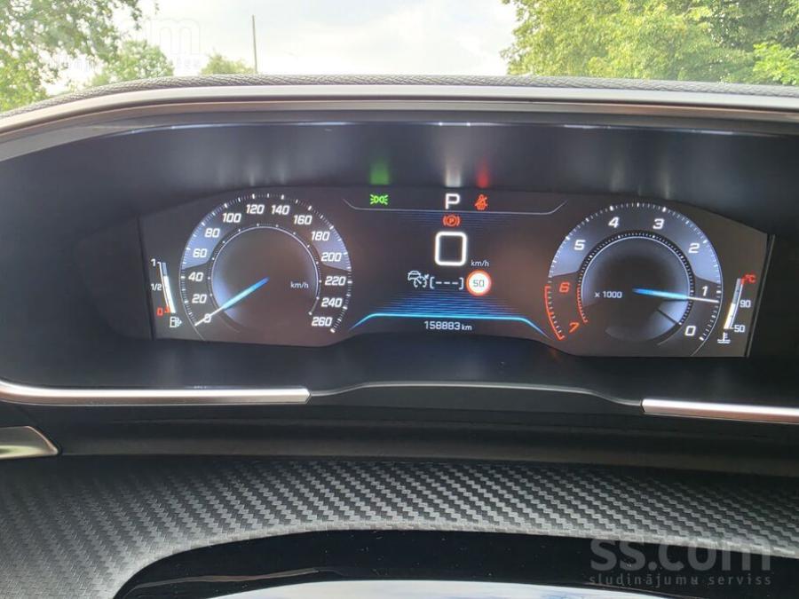 Grey Peugeot 508 2019 in Riga, with an engine capacity of 1.50 L and mileage of 158 thousand km for 14600 €, photo 9 on AUTOMOTO.COM.LV