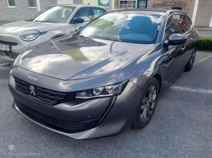 Grey Peugeot 508 2019 in Taurage, with an engine capacity of 1.50 L and mileage of 267 thousand km for 8300 €, photo 1 on AUTOMOTO.COM.LV