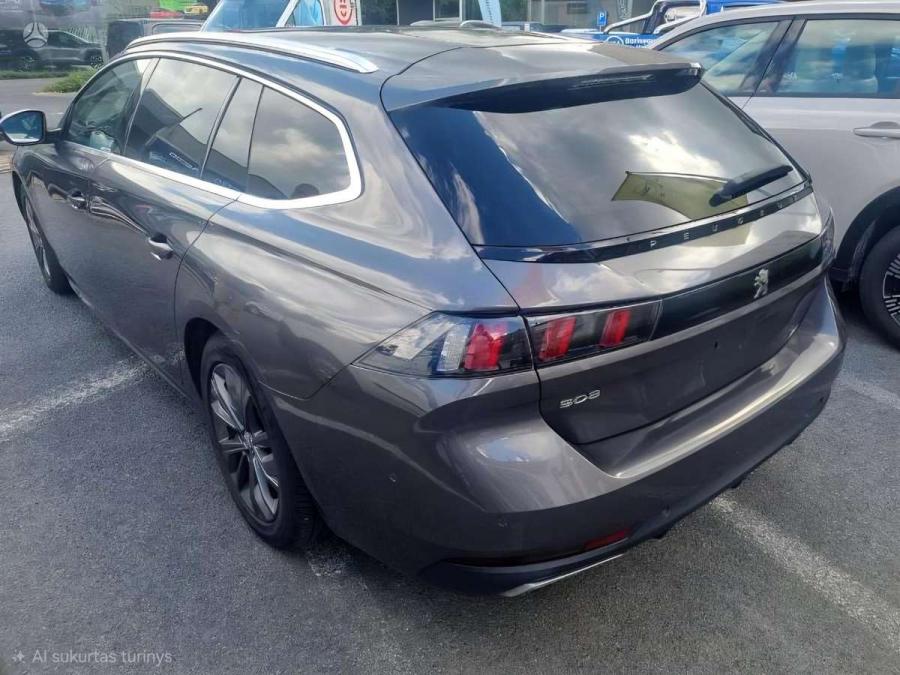 Grey Peugeot 508 2019 in Taurage, with an engine capacity of 1.50 L and mileage of 267 thousand km for 8300 €, photo 6 on AUTOMOTO.COM.LV