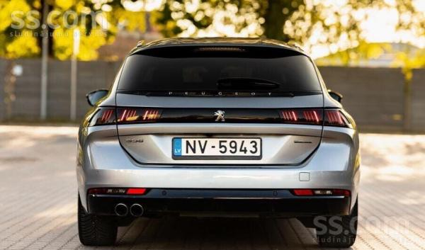 Grey Peugeot 508 2020 in Riga, with an engine capacity of 2.00 L and mileage of 240 thousand km for 16200 €, photo 3 on AUTOMOTO.COM.LV
