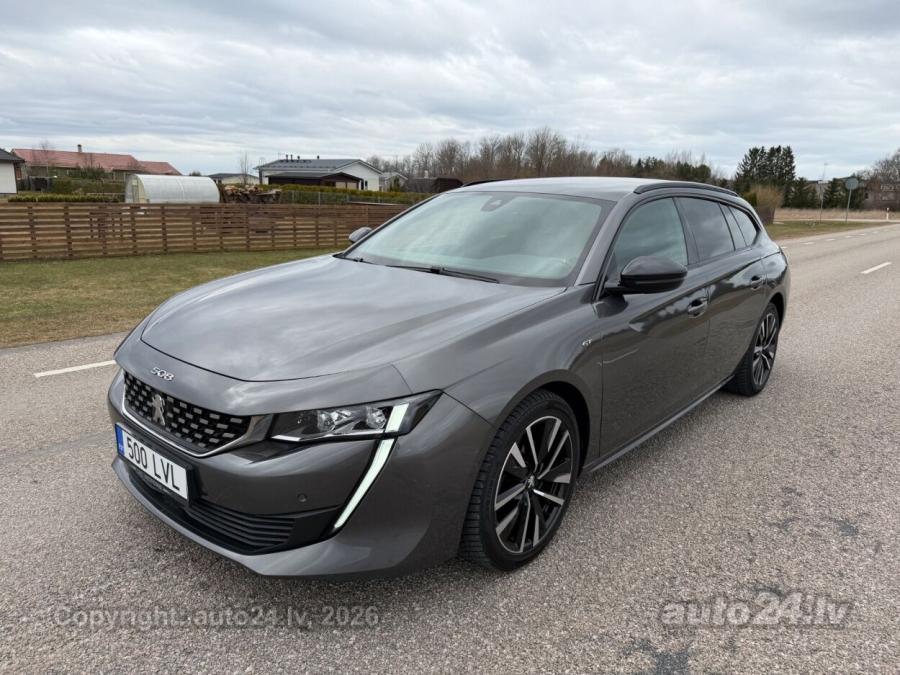 Grey Peugeot 508 2020 in Tallinn, with an engine capacity of 1.50 L and mileage of 163 thousand km for 16490 €, photo 1 on AUTOMOTO.COM.LV