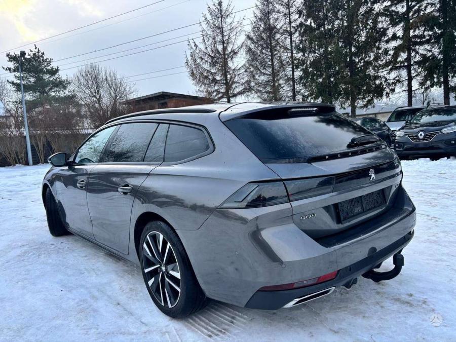 Pelēks Peugeot 508 2021 Kauņa, ar dzinēja tilpumu 1.50 L un nobraukumu 168 tūkst. km par 14883 €, foto 8 vietnē AUTOMOTO.COM.LV