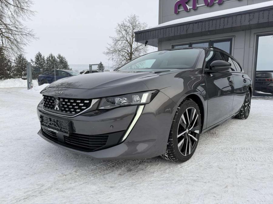Grey Peugeot 508 2021 in Siauliai, with an engine capacity of 1.60 L and mileage of 89 thousand km for 20700 €, photo 5 on AUTOMOTO.COM.LV