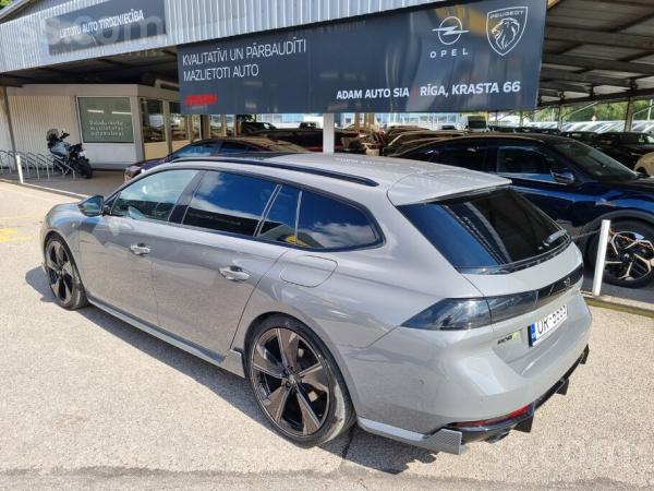 Grey Peugeot 508 2021 in Riga, with an engine capacity of 1.60 L and mileage of 108 thousand km for 21700 €, photo 5 on AUTOMOTO.COM.LV