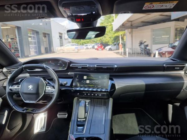 Grey Peugeot 508 2021 in Riga, with an engine capacity of 1.60 L and mileage of 108 thousand km for 21700 €, photo 9 on AUTOMOTO.COM.LV