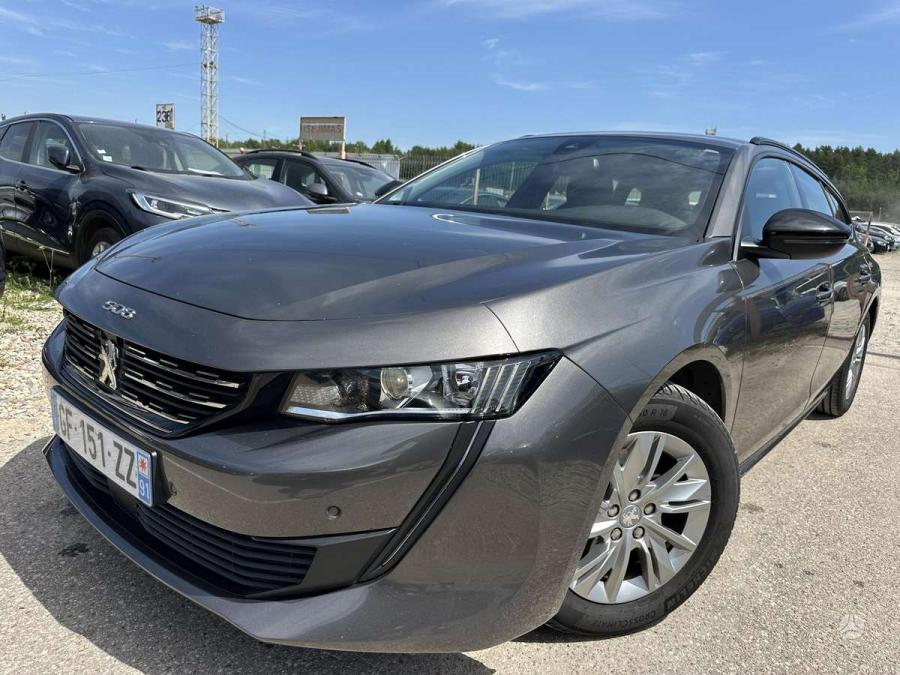 Grey Peugeot 508 2022 in Vilnius, with an engine capacity of 1.50 L and mileage of 186 thousand km for 11252 €, photo 1 on AUTOMOTO.COM.LV