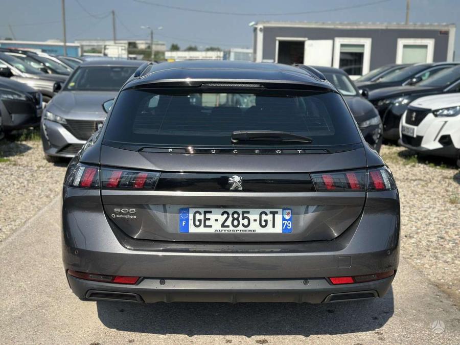 Grey Peugeot 508 2022 in Vilnius, with an engine capacity of 1.50 L and mileage of 193 thousand km for 10889 €, photo 6 on AUTOMOTO.COM.LV