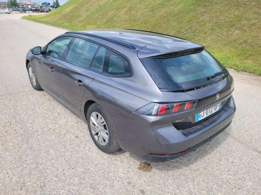 Pelēks Peugeot 508 2022 Viļņa, ar dzinēja tilpumu 1.50 L un nobraukumu 165 tūkst. km par 11435 €, foto 5 vietnē AUTOMOTO.COM.LV