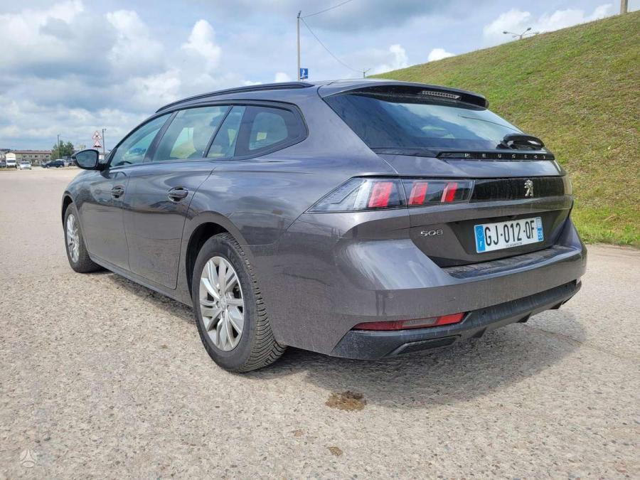 Pelēks Peugeot 508 2022 Viļņa, ar dzinēja tilpumu 1.50 L un nobraukumu 165 tūkst. km par 11435 €, foto 6 vietnē AUTOMOTO.COM.LV
