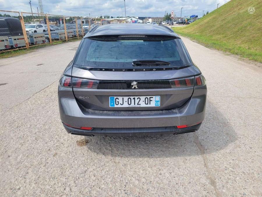 Pelēks Peugeot 508 2022 Viļņa, ar dzinēja tilpumu 1.50 L un nobraukumu 165 tūkst. km par 11435 €, foto 7 vietnē AUTOMOTO.COM.LV