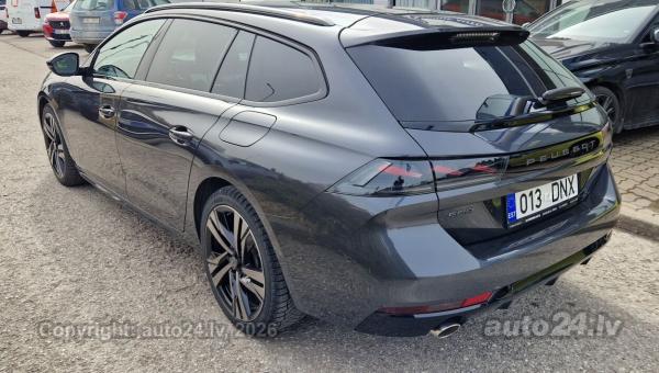 Grey Peugeot 508 2023 in Parnu, with an engine capacity of 1.60 L and mileage of 27 thousand km for 32900 €, photo 5 on AUTOMOTO.COM.LV
