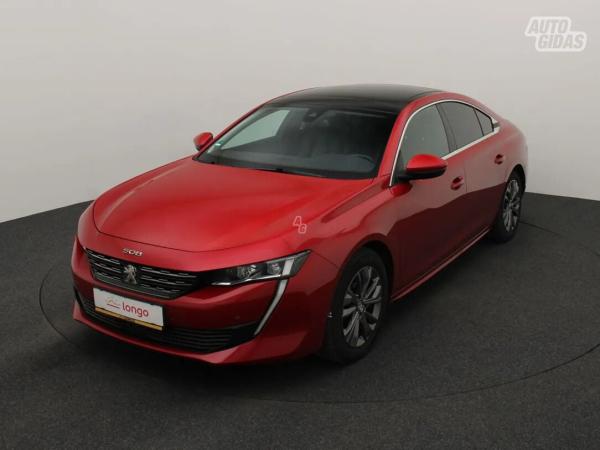 Red Peugeot 508 2019 in Vilnius, with an engine capacity of 2.00 L and mileage of 242 thousand km for 12699 €, photo 1 on AUTOMOTO.COM.LV