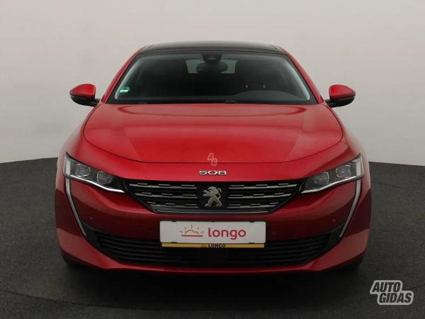 Red Peugeot 508 2019 in Vilnius, with an engine capacity of 2.00 L and mileage of 242 thousand km for 12699 €, photo 3 on AUTOMOTO.COM.LV