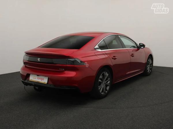 Red Peugeot 508 2019 in Vilnius, with an engine capacity of 2.00 L and mileage of 242 thousand km for 12699 €, photo 8 on AUTOMOTO.COM.LV