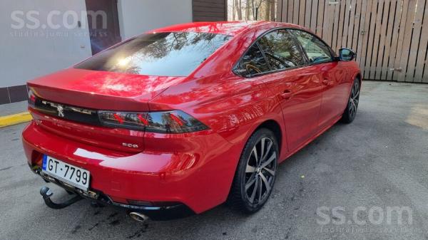 Sarkans Peugeot 508 2019 Rīga, ar dzinēja tilpumu 1.60 L un nobraukumu 159 tūkst. km par 14400 €, foto 5 vietnē AUTOMOTO.COM.LV