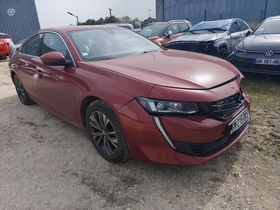 Sarkans Peugeot 508 2019 Kauņa, ar dzinēja tilpumu 1.56 L un nobraukumu 93 tūkst. km par 6100 €, foto 1 vietnē AUTOMOTO.COM.LV
