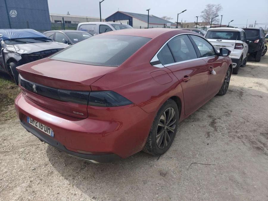 Sarkans Peugeot 508 2019 Kauņa, ar dzinēja tilpumu 1.56 L un nobraukumu 93 tūkst. km par 6100 €, foto 6 vietnē AUTOMOTO.COM.LV