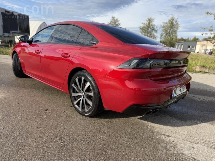 Sarkans Peugeot 508 2019 Tukums, ar dzinēja tilpumu 2.00 L un nobraukumu 117 tūkst. km par 14950 €, foto 4 vietnē AUTOMOTO.COM.LV