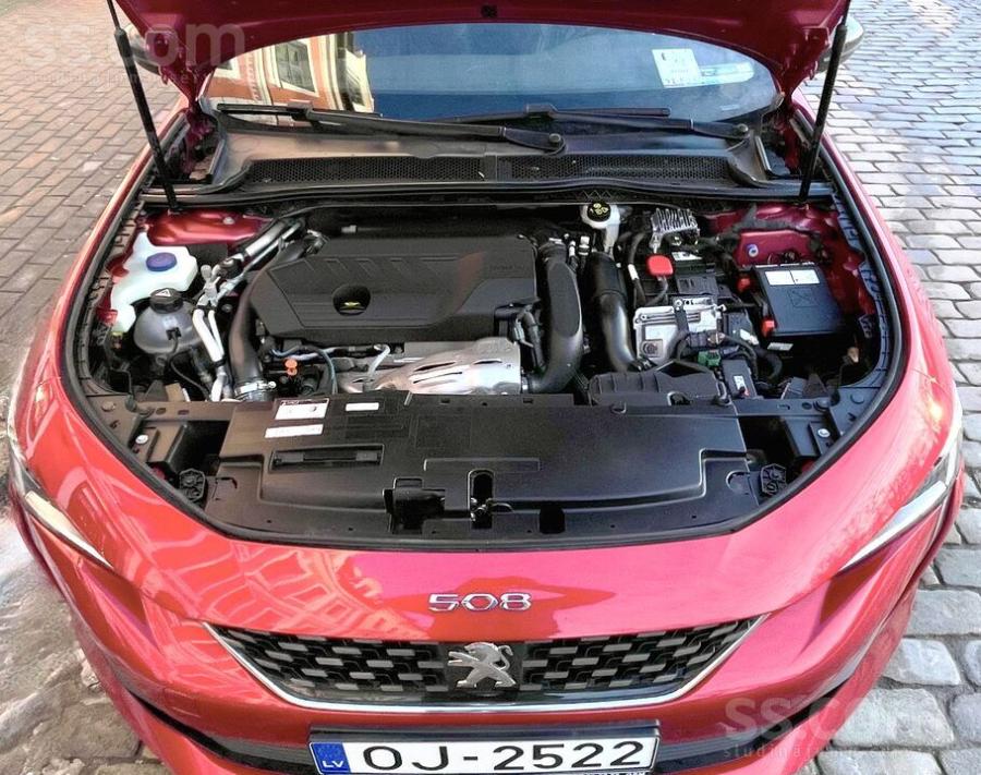 Sarkans Peugeot 508 2021 Rīga, ar dzinēja tilpumu 1.60 L un nobraukumu 172 tūkst. km par 16900 €, foto 14 vietnē AUTOMOTO.COM.LV