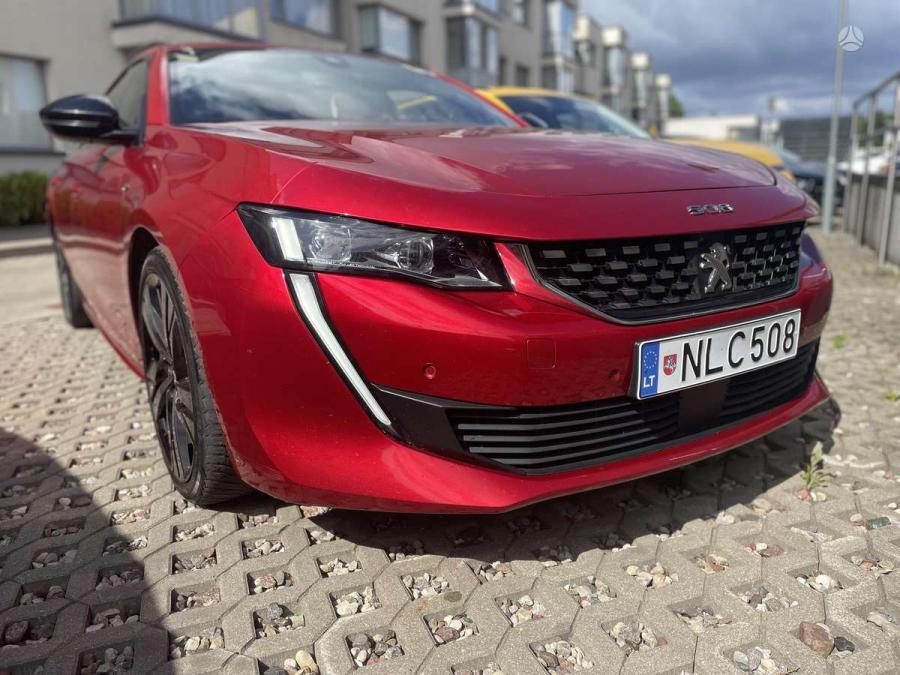 Sarkans Peugeot 508 2021 Kauņa, ar dzinēja tilpumu 1.50 L un nobraukumu 185 tūkst. km par 16600 €, foto 3 vietnē AUTOMOTO.COM.LV