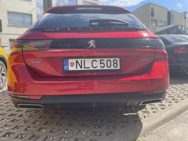 Red Peugeot 508 2021 in Kaunas, with an engine capacity of 1.50 L and mileage of 185 thousand km for 16600 €, photo 5 on AUTOMOTO.COM.LV