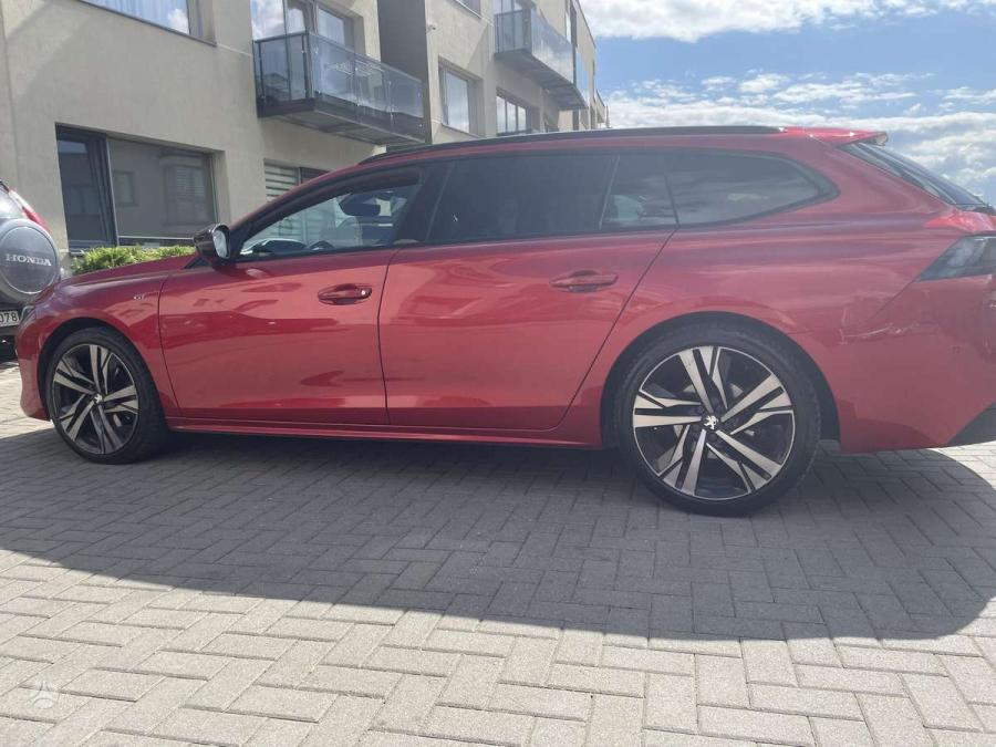Sarkans Peugeot 508 2021 Kauņa, ar dzinēja tilpumu 1.50 L un nobraukumu 185 tūkst. km par 16600 €, foto 11 vietnē AUTOMOTO.COM.LV