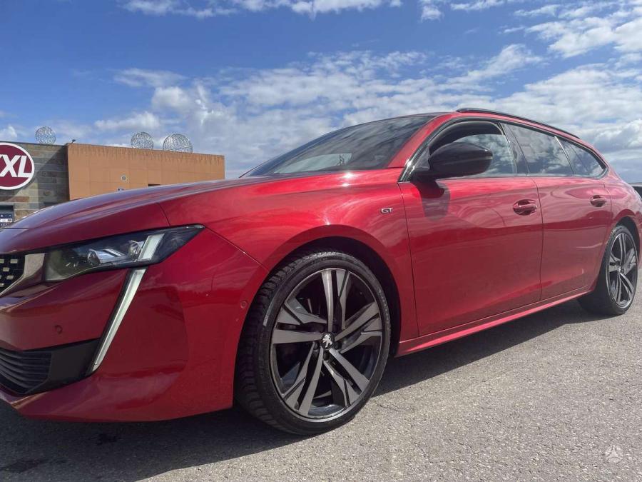 Sarkans Peugeot 508 2021 Kauņa, ar dzinēja tilpumu 1.50 L un nobraukumu 185 tūkst. km par 16600 €, foto 28 vietnē AUTOMOTO.COM.LV