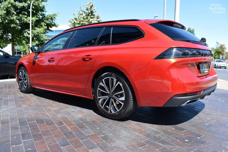Red Peugeot 508 2024 in Kaunas, with an engine capacity of 1.20 L and mileage of 44 thousand km for 22735 €, photo 5 on AUTOMOTO.COM.LV