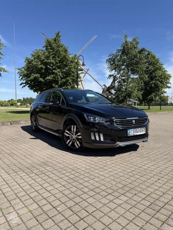 Melns Peugeot 508 RXH 2017 Šauļi, ar dzinēja tilpumu 2.00 L un nobraukumu 230 tūkst. km par 8000 €, foto 1 vietnē AUTOMOTO.COM.LV