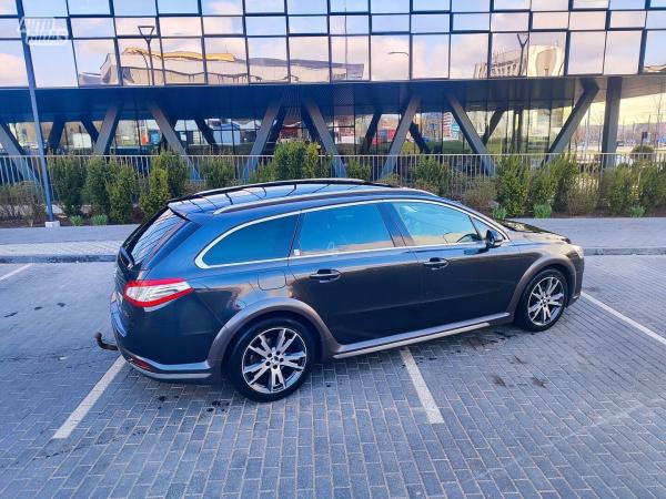 Black Peugeot 508 RXH 2014 in Vilnius, with an engine capacity of 2.00 L and mileage of 269 thousand km for 5100 €, photo 5 on AUTOMOTO.COM.LV