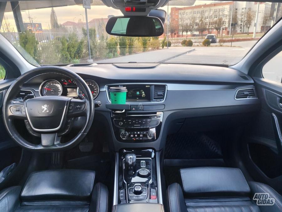 Black Peugeot 508 RXH 2014 in Vilnius, with an engine capacity of 2.00 L and mileage of 270 thousand km for 4200 €, photo 8 on AUTOMOTO.COM.LV