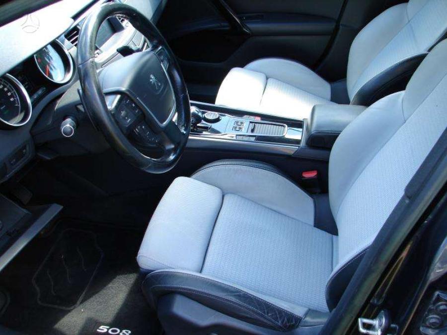 Black Peugeot 508 RXH 2014 in Panevezys, with an engine capacity of 2.00 L and mileage of 285 thousand km for 7500 €, photo 12 on AUTOMOTO.COM.LV