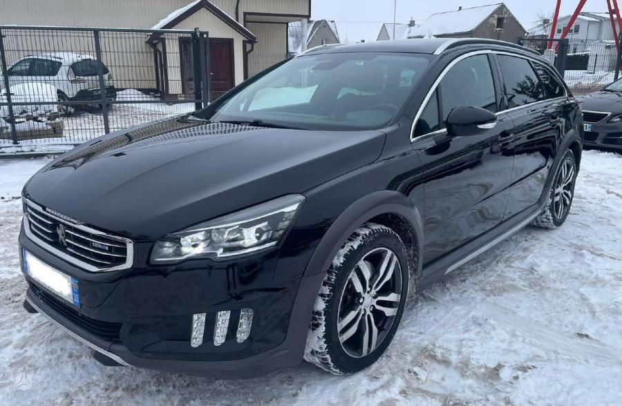 Melns Peugeot 508 RXH 2015 Tauragė, ar dzinēja tilpumu 2.00 L un nobraukumu 269 tūkst. km par 7300 €, foto 1 vietnē AUTOMOTO.COM.LV