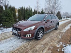 Brown Peugeot 508 RXH 2013 in Alytus, with an engine capacity of 2.20 L and mileage of 268 thousand km for 6420 €, photo 2 on AUTOMOTO.COM.LV