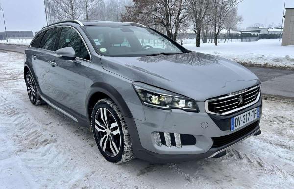 Grey Peugeot 508 RXH 2015 in Taurage, with an engine capacity of 2.00 L and mileage of 217 thousand km for 7500 €, photo 5 on AUTOMOTO.COM.LV