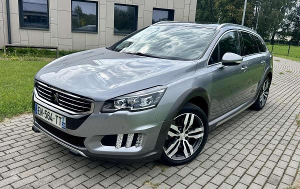 Grey Peugeot 508 RXH 2017 in Taurage, with an engine capacity of 2.00 L and mileage of 217 thousand km for 6900 €, photo 1 on AUTOMOTO.COM.LV