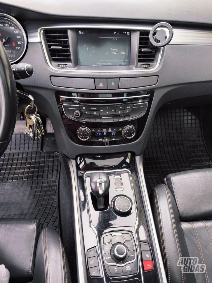 Peugeot 508 RXH 2012 in Sakiai, with an engine capacity of 2.00 L and mileage of 277 thousand km for 6200 €, photo 12 on AUTOMOTO.COM.LV