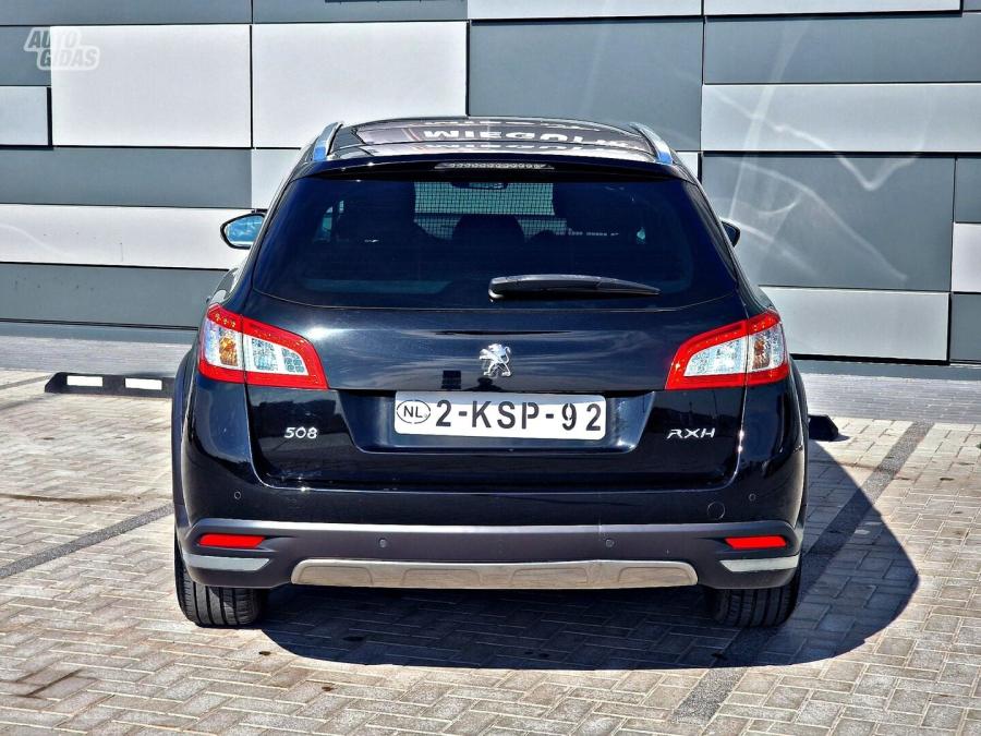 Peugeot 508 RXH 2013 in Panevezys, with an engine capacity of 2.00 L and mileage of 250 thousand km for 4950 €, photo 6 on AUTOMOTO.COM.LV