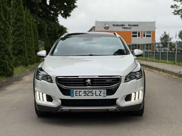 White Peugeot 508 RXH 2016 in Taurage, with an engine capacity of 2.00 L and mileage of 280 thousand km for 6400 €, photo 5 on AUTOMOTO.COM.LV