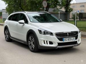 White Peugeot 508 RXH 2016 in Taurage, with an engine capacity of 2.00 L and mileage of 280 thousand km for 6400 €, photo 4 on AUTOMOTO.COM.LV