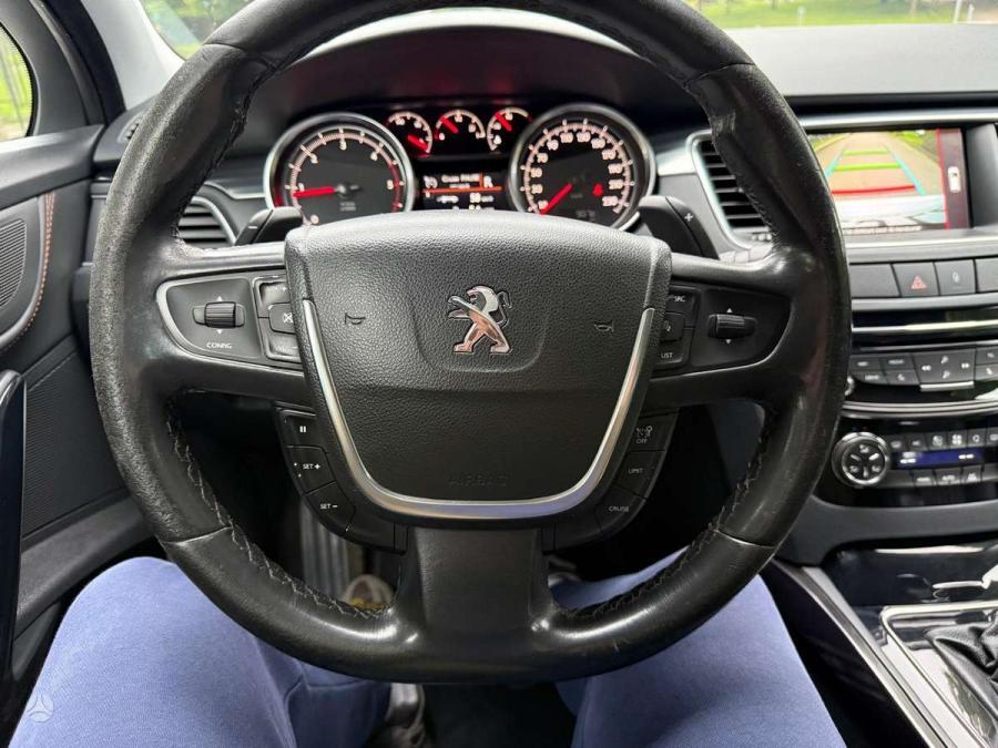 White Peugeot 508 RXH 2016 in Taurage, with an engine capacity of 2.00 L and mileage of 280 thousand km for 6400 €, photo 22 on AUTOMOTO.COM.LV