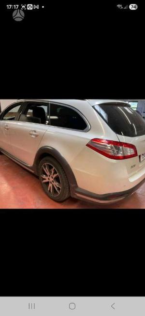 Balts Peugeot 508 RXH 2013 Širvintos, ar dzinēja tilpumu 2.00 L un nobraukumu 191 tūkst. km par 5999 €, foto 11 vietnē AUTOMOTO.COM.LV