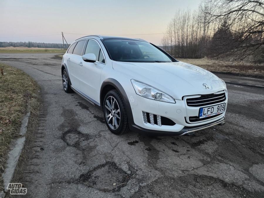 Balts Peugeot 508 RXH 2013 Širvintos, ar dzinēja tilpumu 2.00 L un nobraukumu 194 tūkst. km par 5555 €, foto 6 vietnē AUTOMOTO.COM.LV