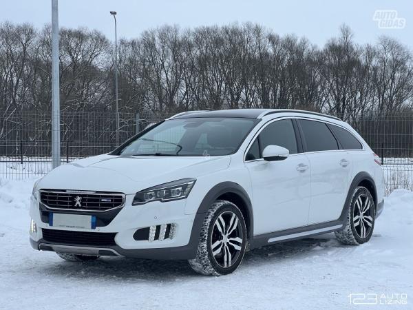 White Peugeot 508 RXH 2015 in Taurage, with an engine capacity of 2.00 L and mileage of 236 thousand km for 7999 €, photo 1 on AUTOMOTO.COM.LV