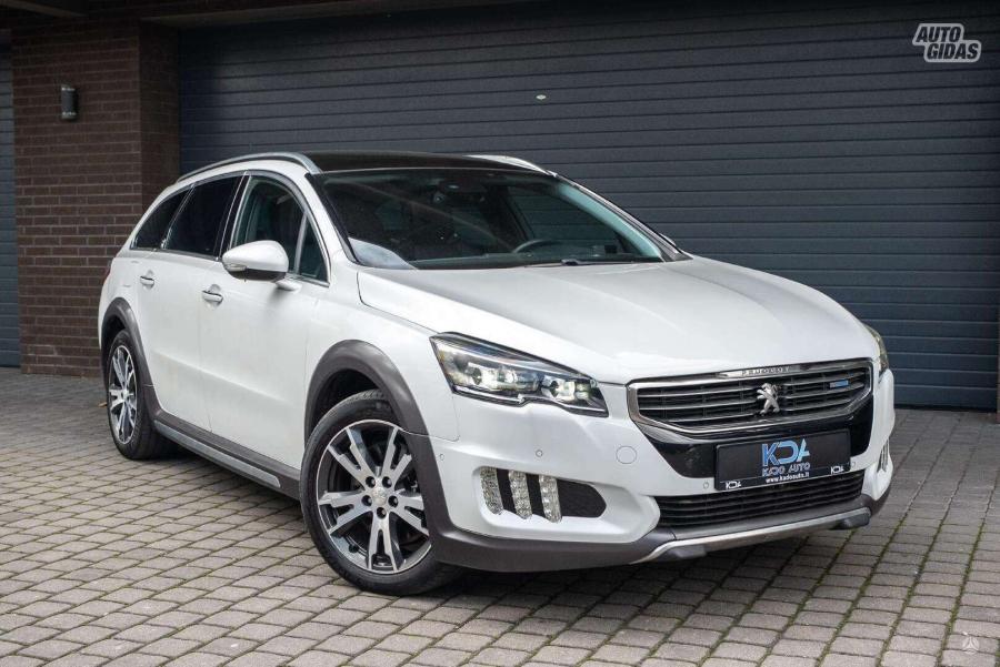 Balts Peugeot 508 RXH 2015 Marijampole, ar dzinēja tilpumu 2.00 L un nobraukumu 273 tūkst. km par 7250 €, foto 1 vietnē AUTOMOTO.COM.LV